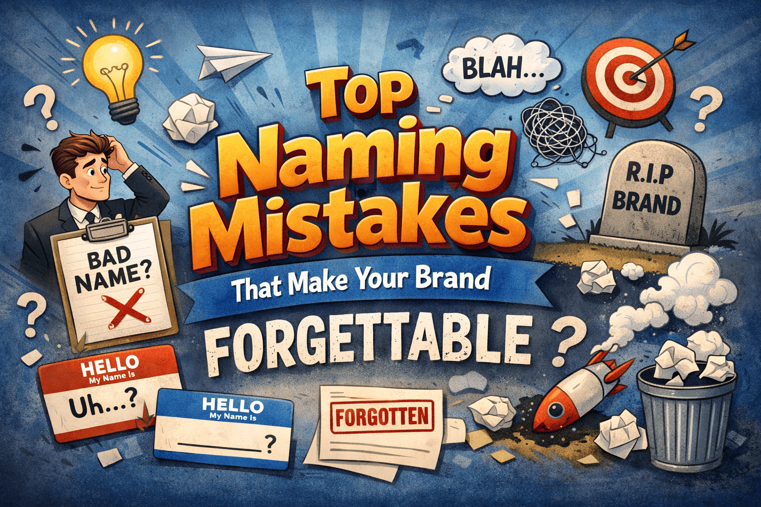 Top Naming Mistakes That Make Your Brand Forgettable - EnSpinning Blog